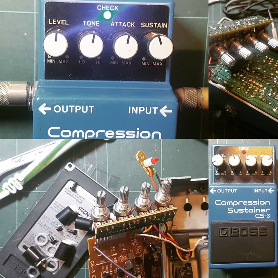 Recent Feedback – Pedal Mod Kit – Boss CS3 Dexter Mods Wool Press « DEXTERMODS .CO.NZ